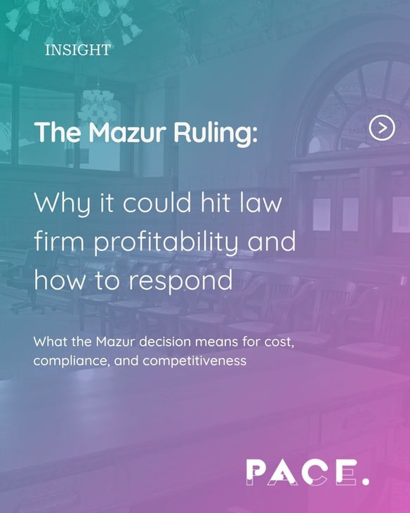 The Mazur Ruling: Why it could hit law firm profitability and how to ...